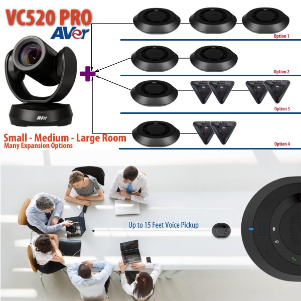 Thiết bị hội nghị truyền hình AVER VC520 Pro2